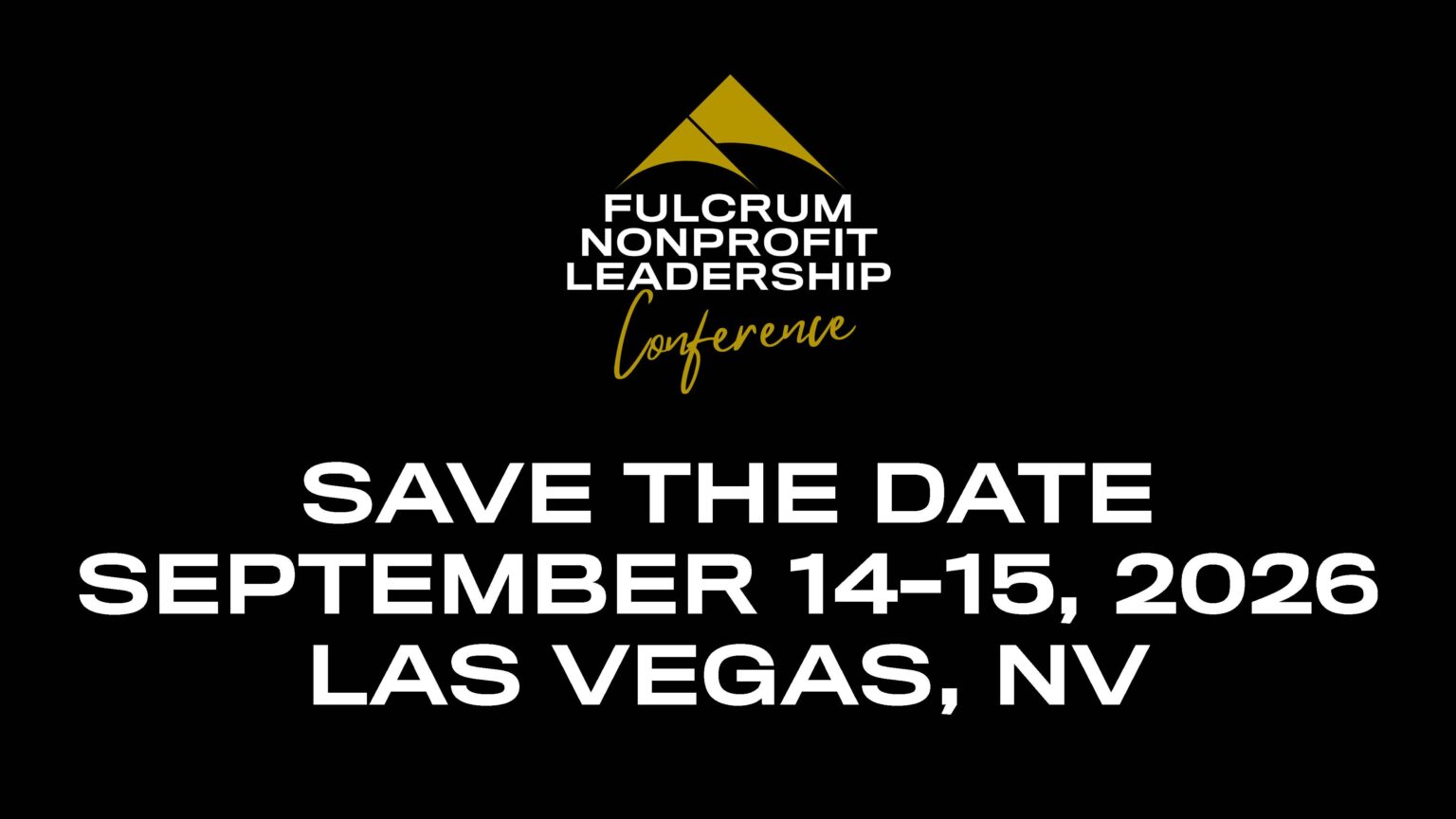 Conference - Fulcrum Nonprofit Leadership